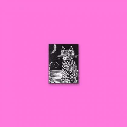 Patchwork Cat Canvas | Wall Art Home Decor on Luulla