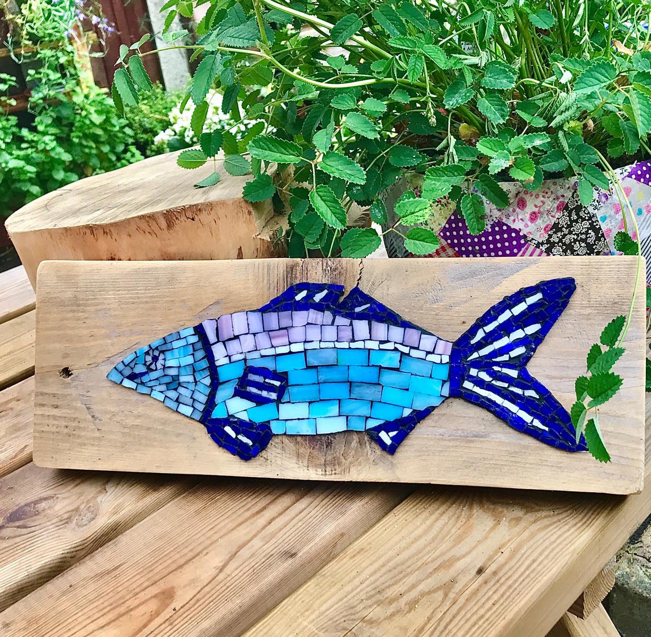 Billy Blue Fish Wall Art on Luulla