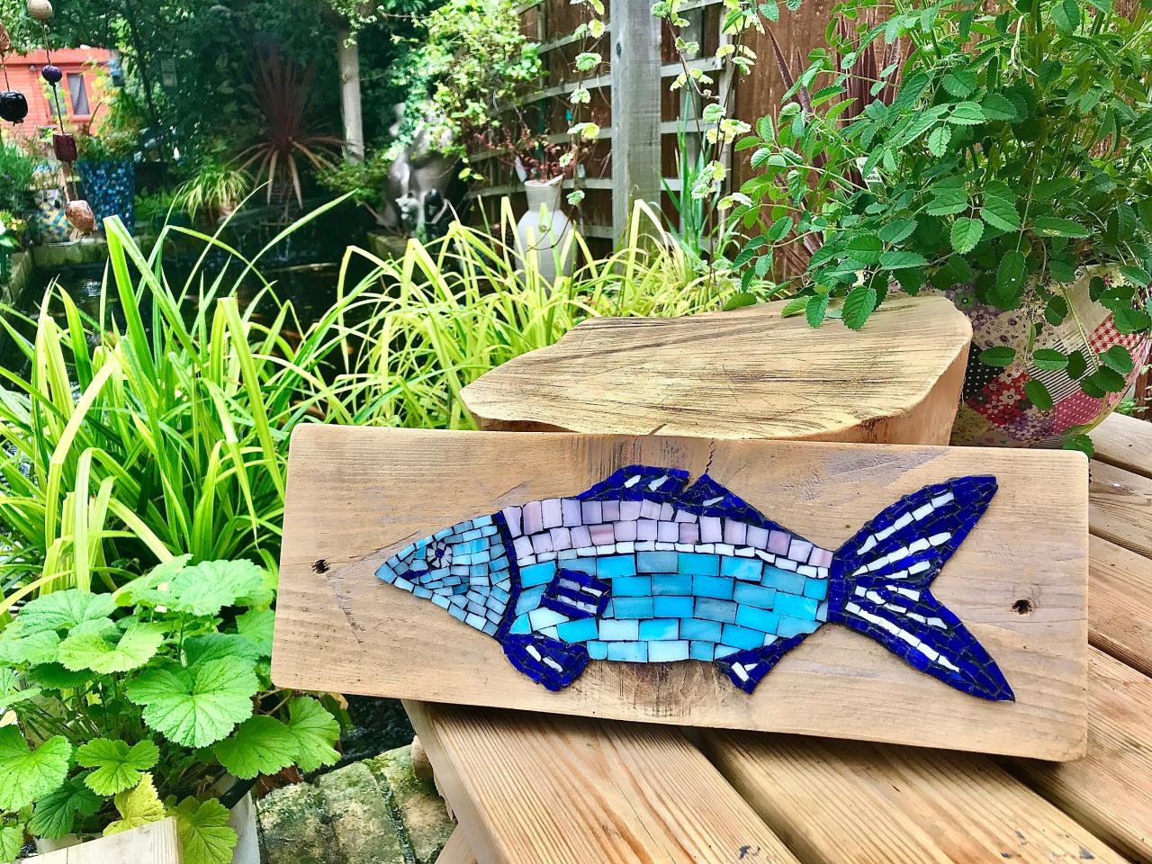 Billy Blue Fish Wall Art on Luulla