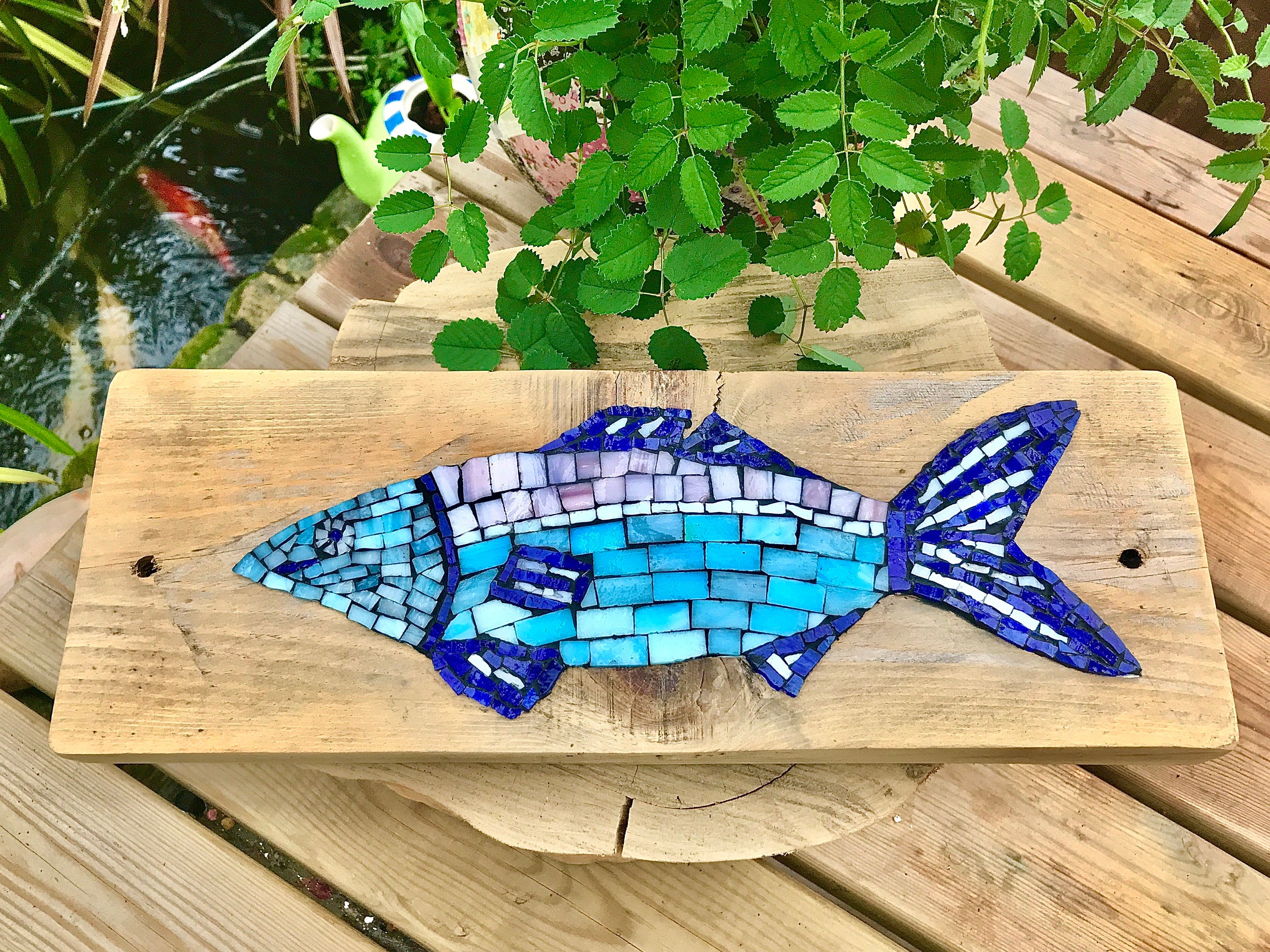 Billy Blue Fish Wall Art on Luulla