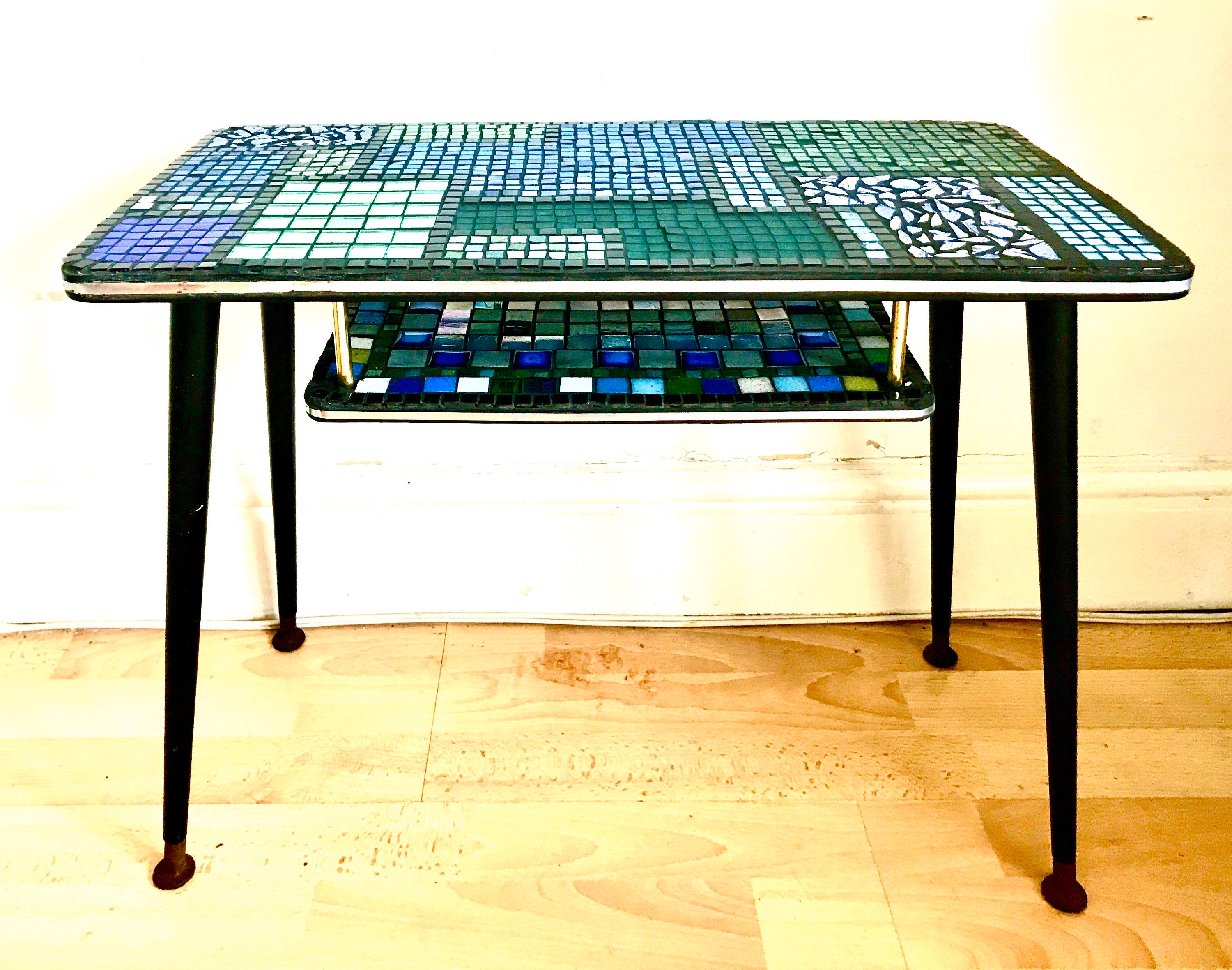 Pretty Patchwork Marnie Upcycled Mosaic Original Vintage Coffee Table ...