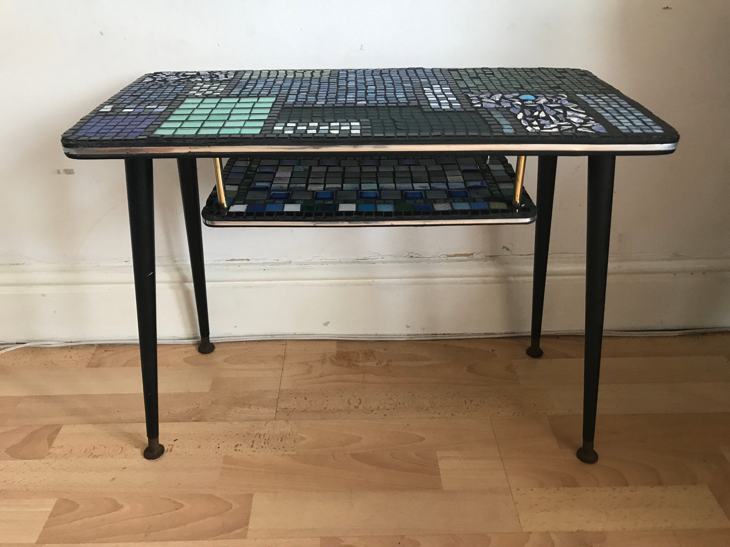 Pretty Patchwork Marnie Upcycled Mosaic Original Vintage Coffee Table ...